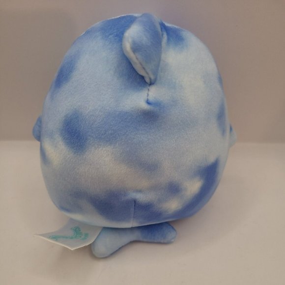 Kellytoy | Toys | Rare Squishmallow 5 Samir Blue Tie Dye Whale Plush ...